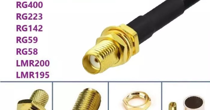 RG58 Sma İğnesiz Dişi Konnektör